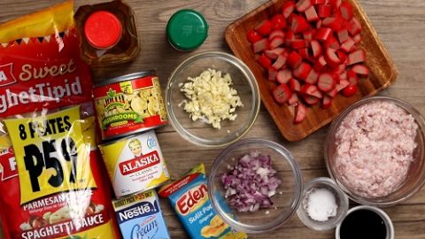 How To Cook Spaghetti - Pinoy Recipe - Noche Buena Dish - Friend Cheap Menu