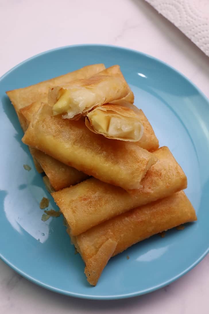 Tikoy Turon with Cheese Recipe ( Merienda Menu ) - Friend Cheap Menu