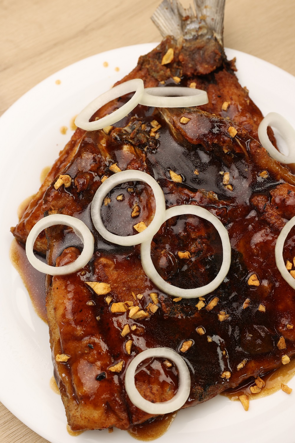 BANGUS ALA POBRE RECIPE (Sizzling)